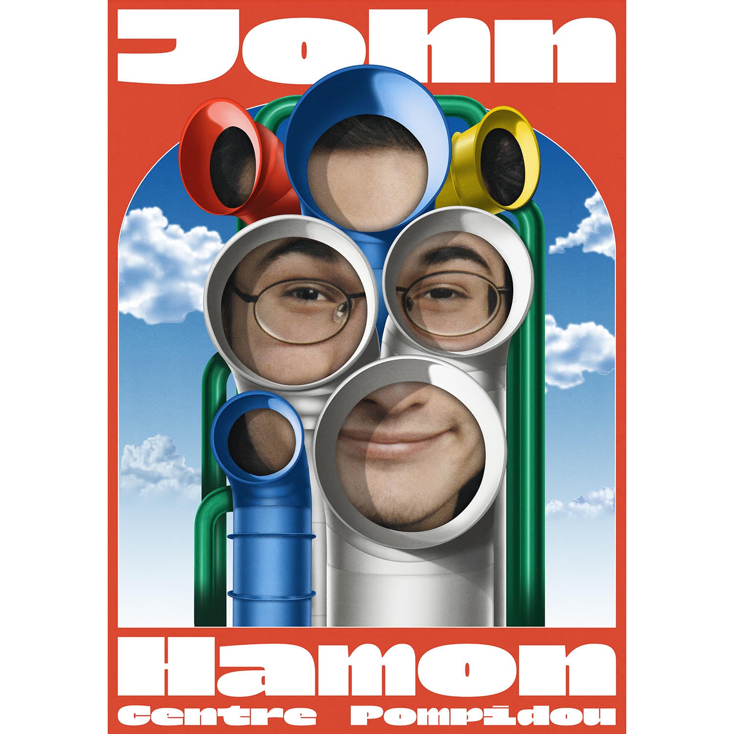 John Hamon - Centre Pompidou - Poster numbered and signed – Achetez de ...