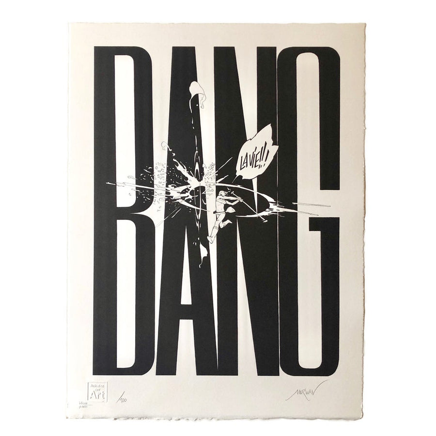 BD : BANG, lithographie de Merwan Chabane – Achetez de l'Art