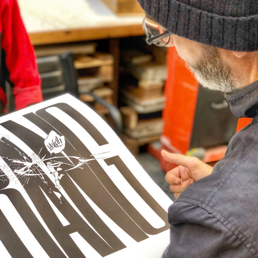 BD : BANG, lithographie de Merwan Chabane – Achetez de l'Art